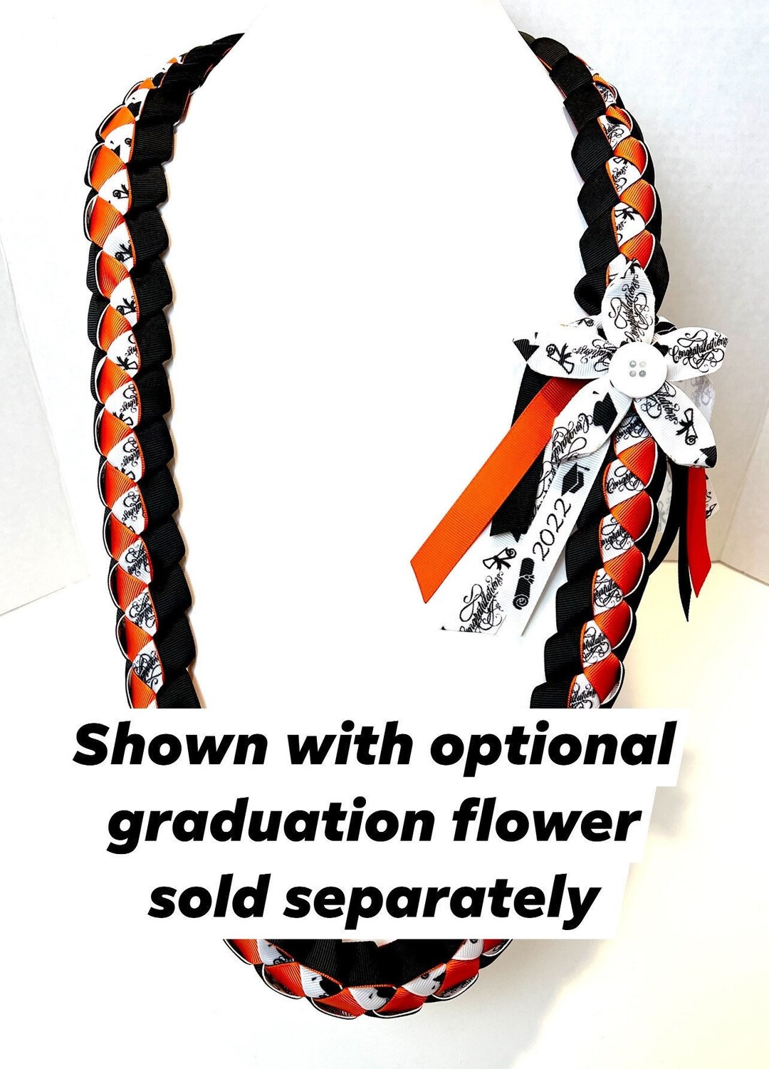 5/8” Congratulations Ribbon Lei for Graduation, Senior Night, Awards ...