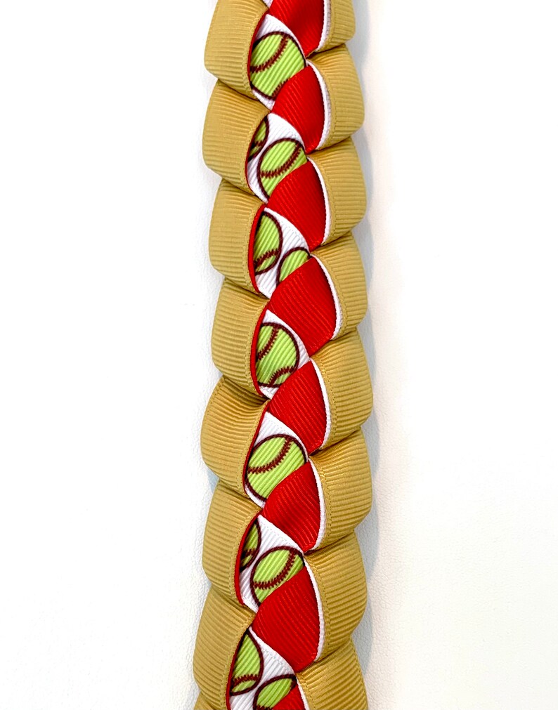 5/8” Softball Ribbon Lei for Graduation, Senior Night, Awards Banquet ...