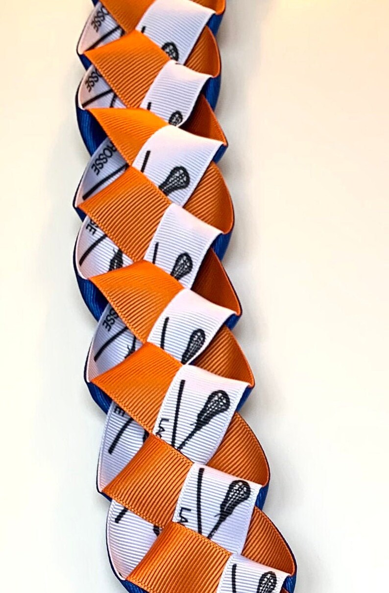 7/8 Lacrosse Ribbon Lei for Graduation Senior Night Awards - Etsy
