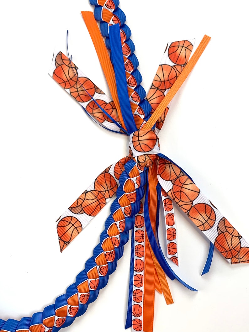 3/8 Basketball Ribbon Lei for Graduation Senior Night - Etsy