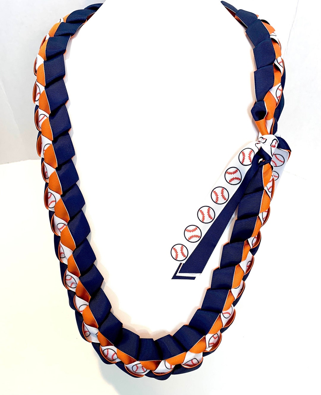 7/8” Baseball Ribbon Lei for Graduation, Senior Night, Awards Banquet ...