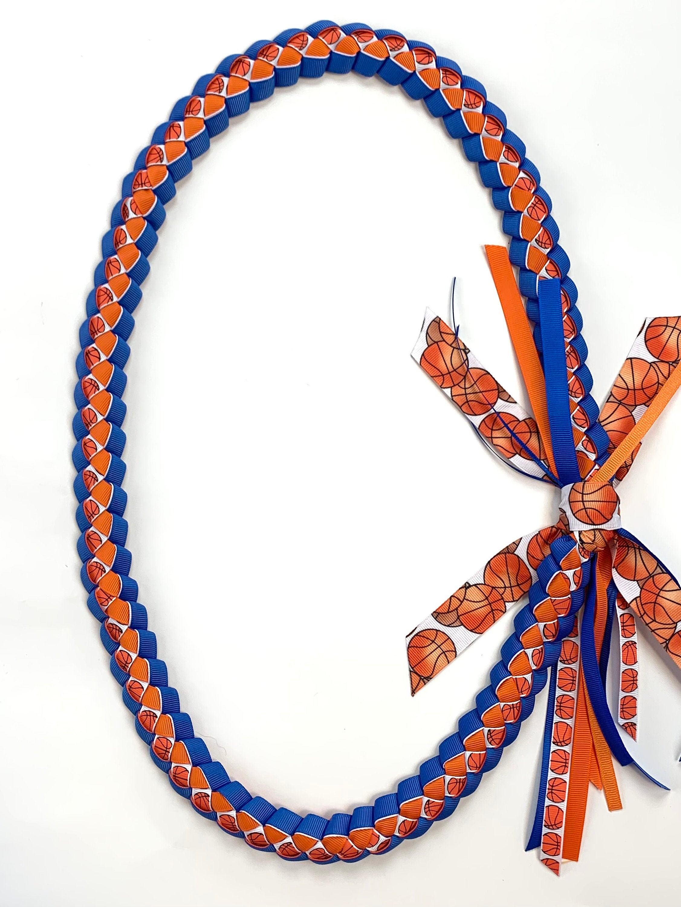 3/8 Basketball Ribbon Lei for Graduation Senior Night | Etsy