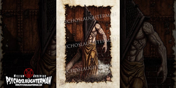Pyramid Head Art Print | Etsy