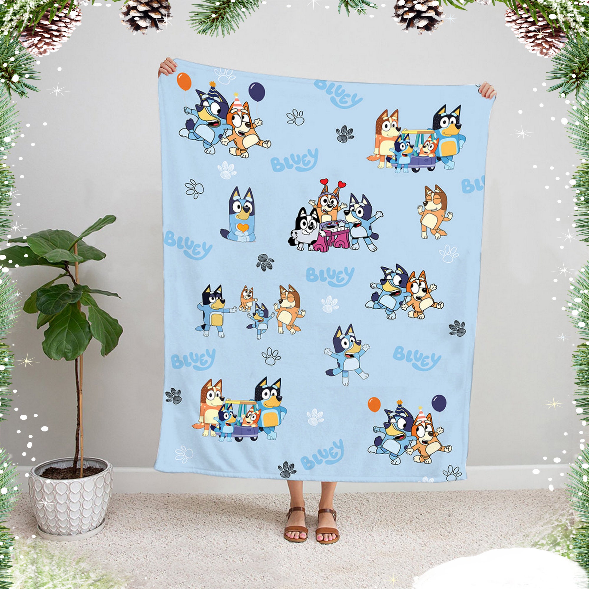 Bluey Blanket Bluey Blanket Bluey Blanket for Kid Bedding - Etsy Australia