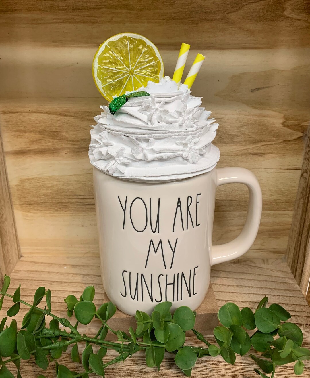 Mug Topper,faux Mug Topper, Rae Dunn Mug Topper, Lemonade Topper ...