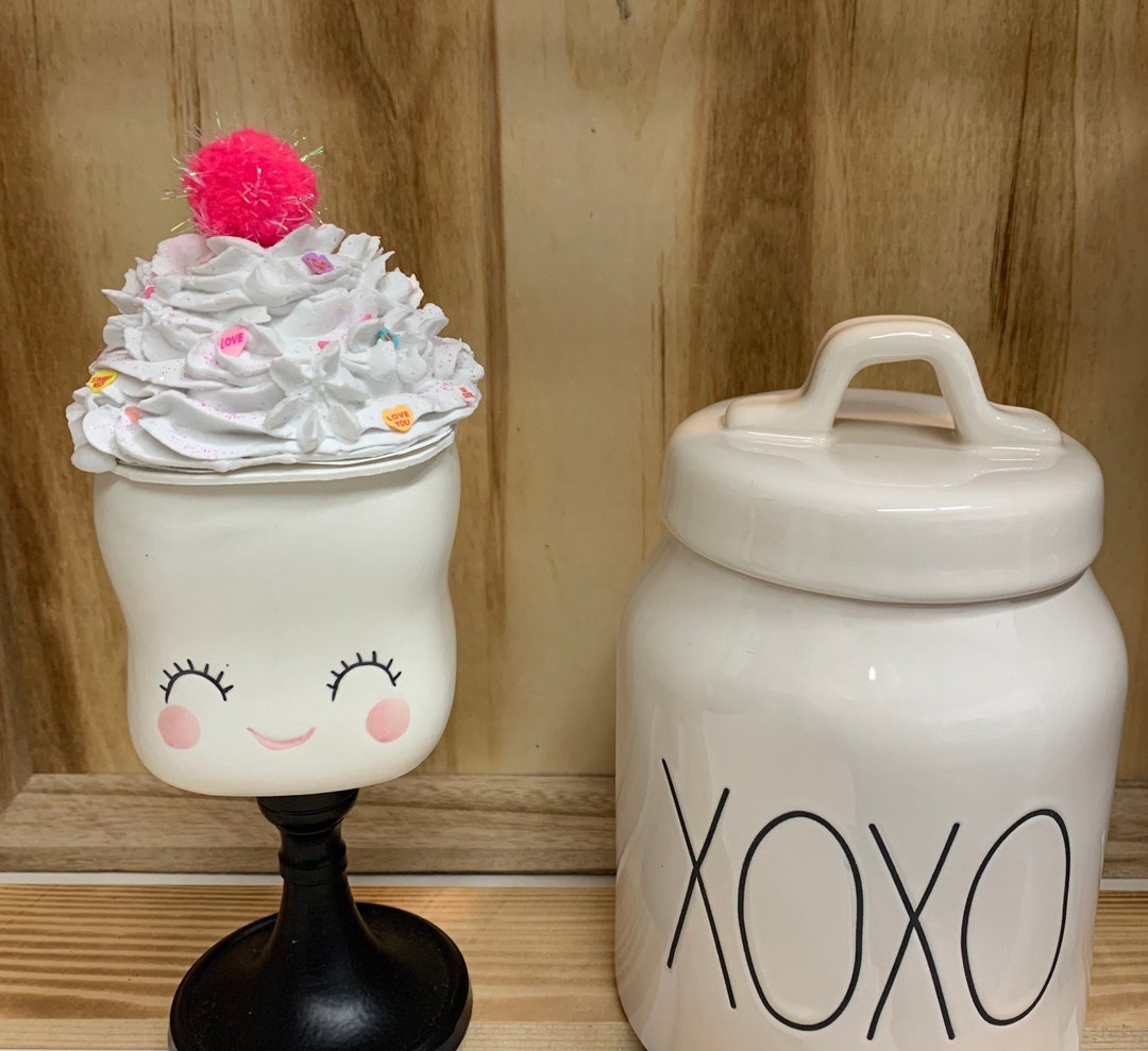 Mug Topper,valentine Mug Topper, Valentine Tier Tray, Marshmallow Mug ...