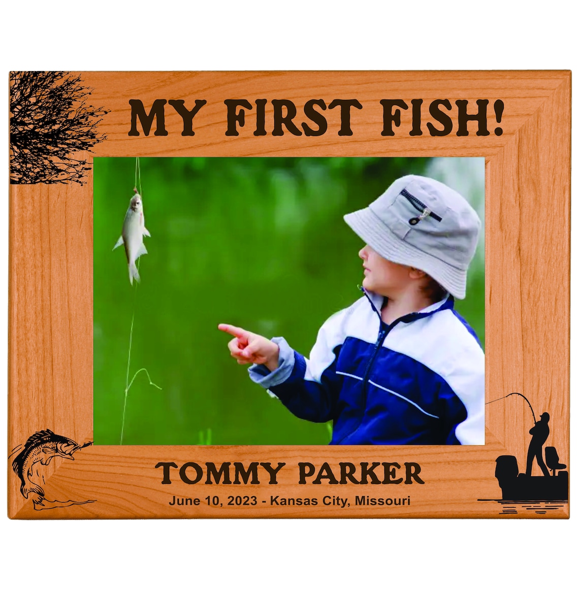 My First Fish Picture Frame - Etsy