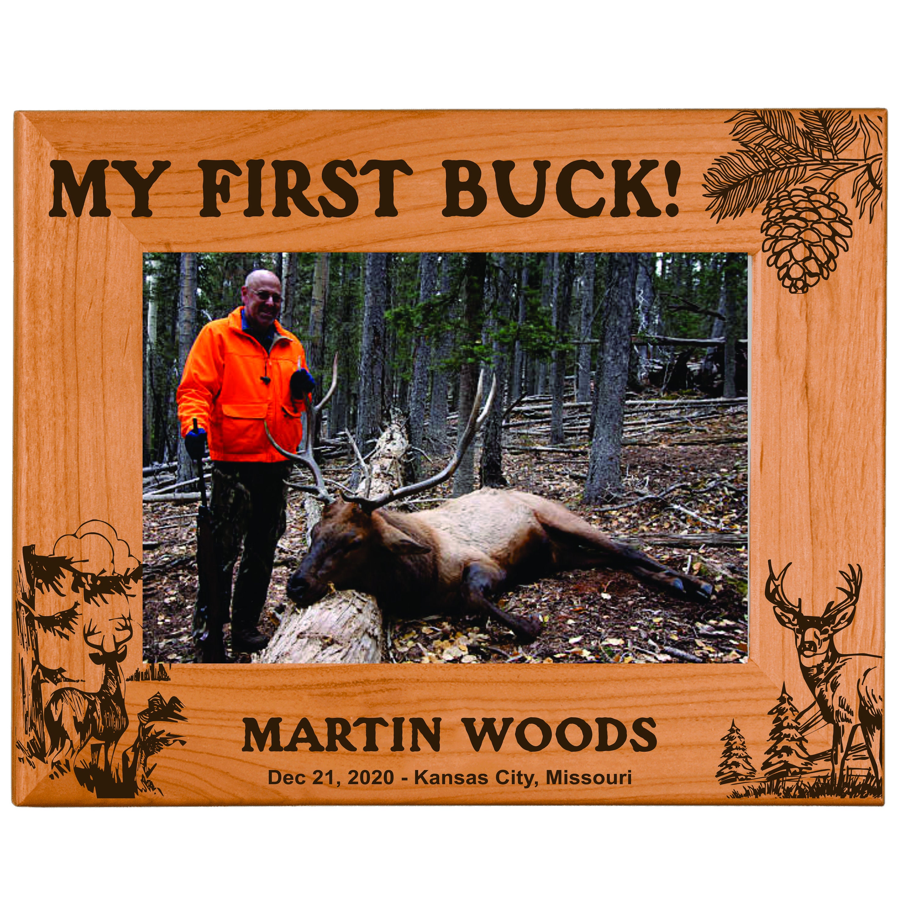 My First Buck Picture Frame - Etsy