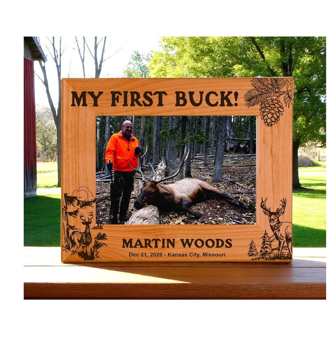 My First Buck Picture Frame - Etsy