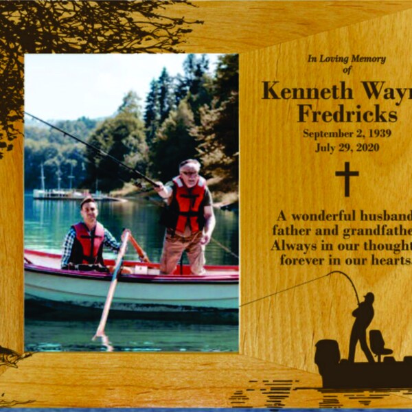 Fishing Pole Picture Frame - Etsy