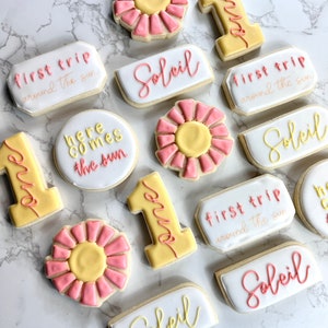 Space/sun Themed Cookies - Etsy