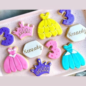 Princess Cookies - Etsy