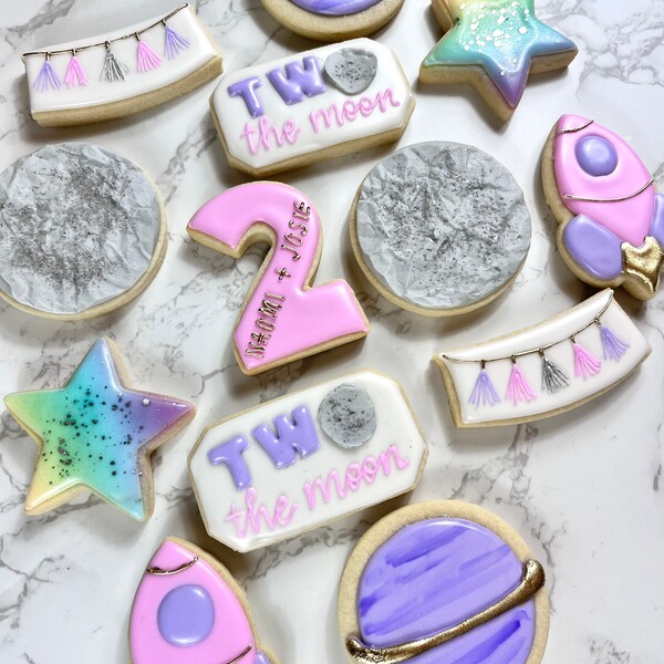 Space Themed Cookies - Etsy