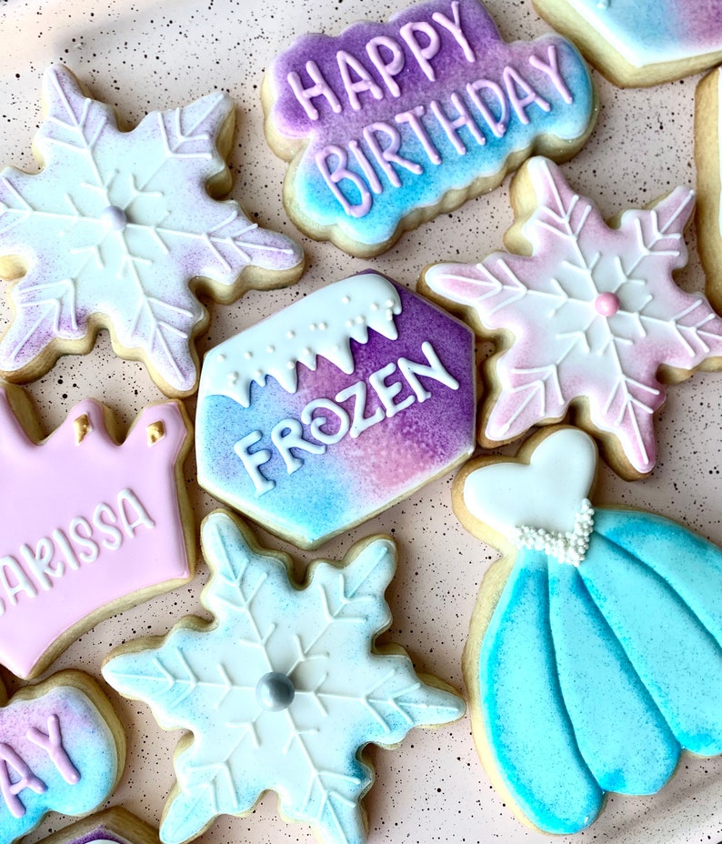 Frozen Themed Cookies | Etsy