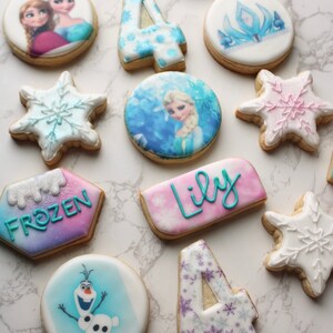 Frozen Themed Cookies - Etsy