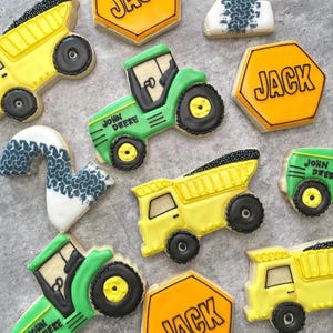Truck and Tractor Cookies - Etsy