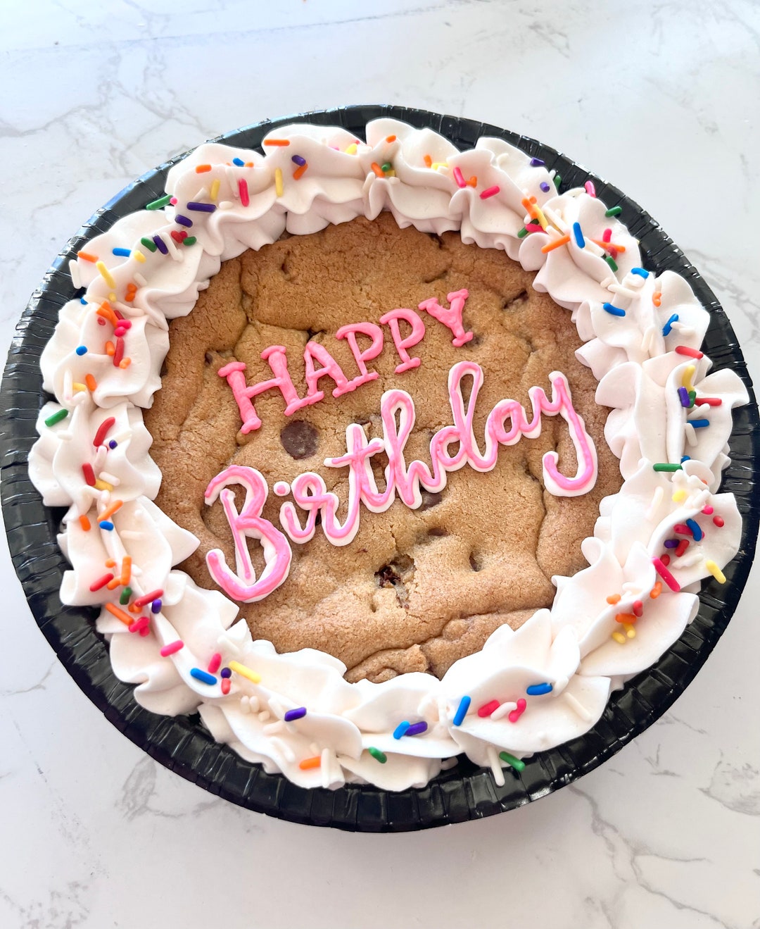 Custom Chocolate Chip Cookie Cakes - Vegan, Gluten Free, and Sugar Free ...