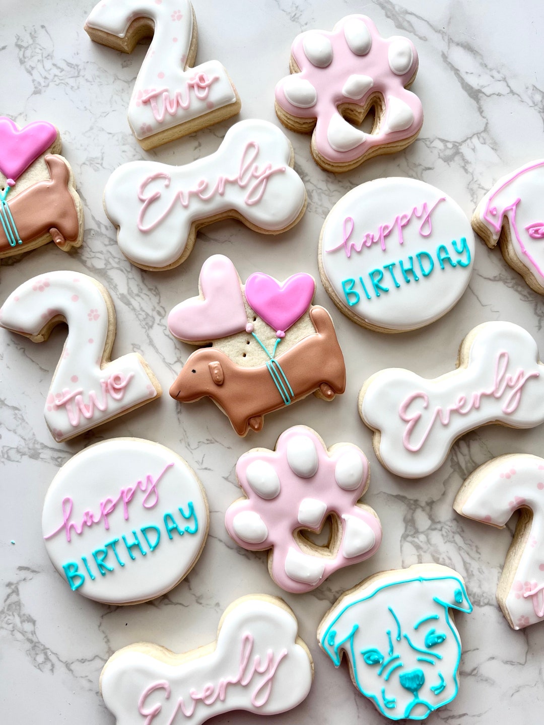 Puppy/dog Themed Cookies - Etsy