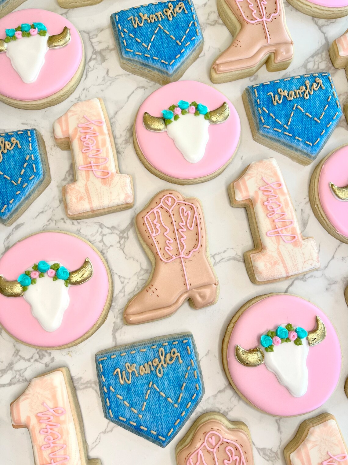 Cowboy / Cowgirl Themed Cookies - Etsy