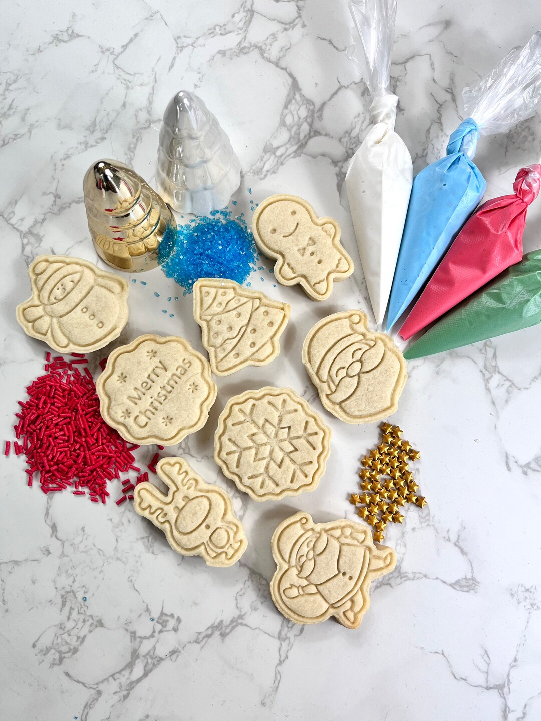 DIY Cookie Kits, Christmas Themed - Etsy