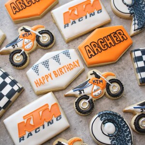 Dirt Bike Royal Icing Cookies - Etsy