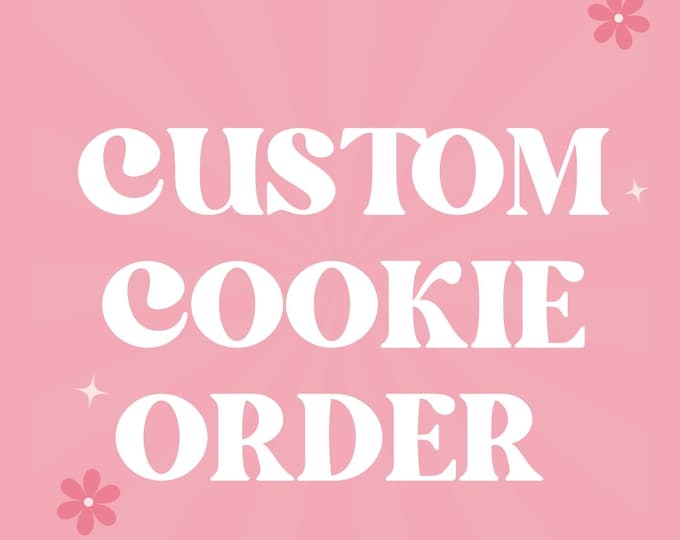 Custom Cookie Bouquets - Etsy