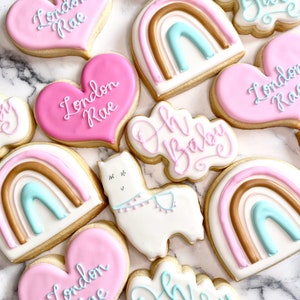 Boho Rainbow Cookies - Etsy