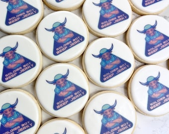 Custom Logo Sugar Cookies – Edible Image Cookies for Events & Gifts - Etsy