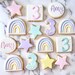 Boho Rainbow Cookies - Etsy