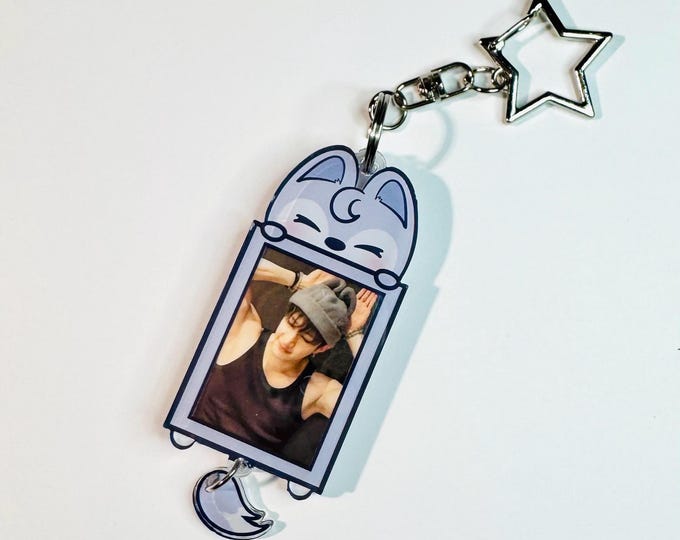 MINI Wolf Chan Keychain - Skzoo - Stray Kids - Bang Chan - Etsy