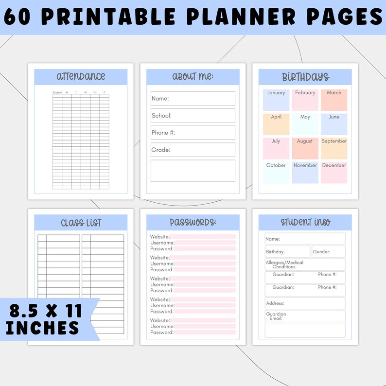 Printable and Editable Teacher Planner | 2025-2026 Digital Teacher ...