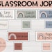 Boho Rainbow Classroom Job Labels | Editable | Polka Dot, Classroom ...