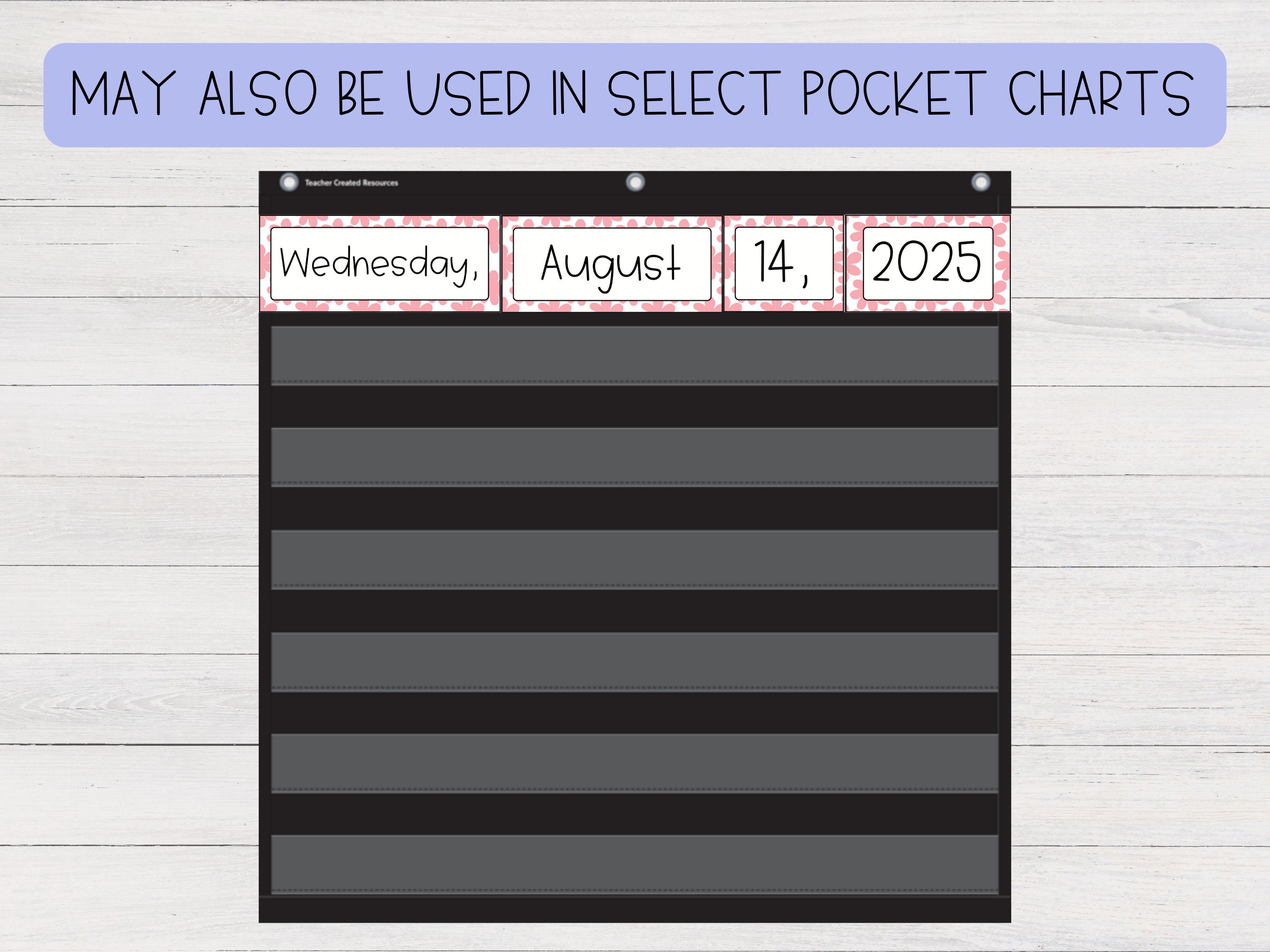 Retro Flip Calendar and Pocket Chart Cards Retro Classroom - Etsy