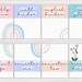 Editable Binder Covers Pastel Rainbow Printable Binder - Etsy