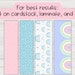 Pastel Rainbow Bulletin Board Borders Pastel Rainbow - Etsy