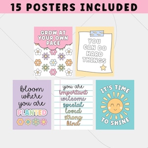 Motivational Posters for Classroom | Inspirational Posters for Pastel ...