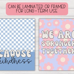 Retro Motivational Posters | Retro Classroom Decor, Growth Mindset ...