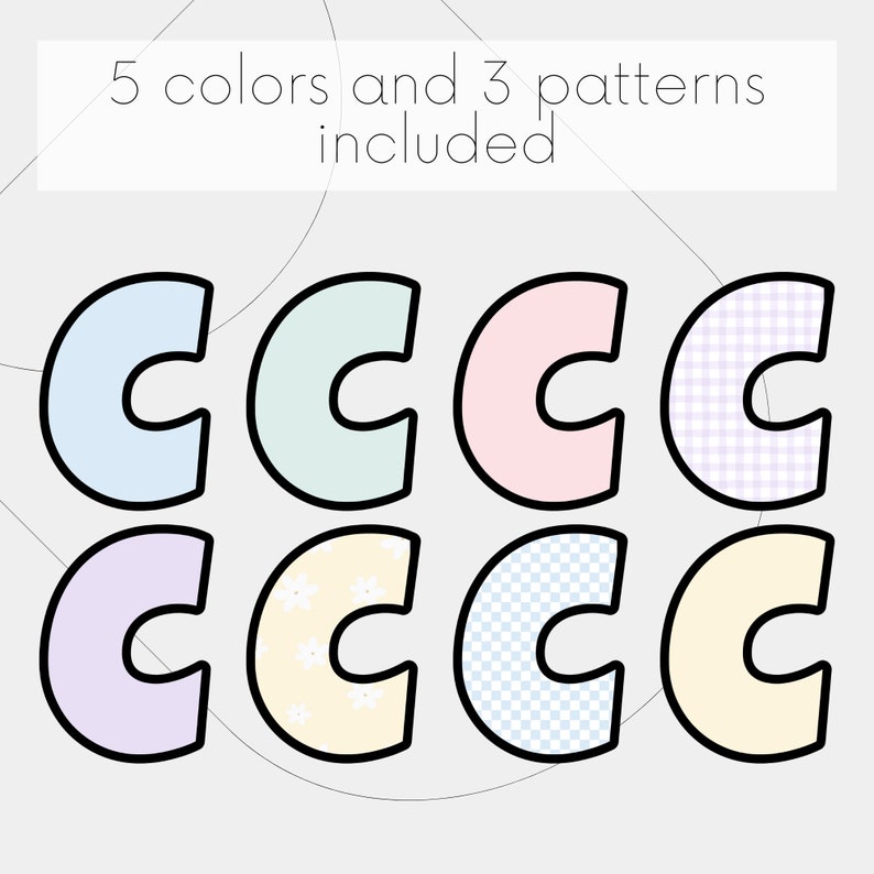 Retro Bulletin Board Letters for Retro Classroom Decor, Groovy Bulletin ...