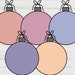 Christmas Ornament Clipart Pastel Rainbow | Christmas Ornaments ...