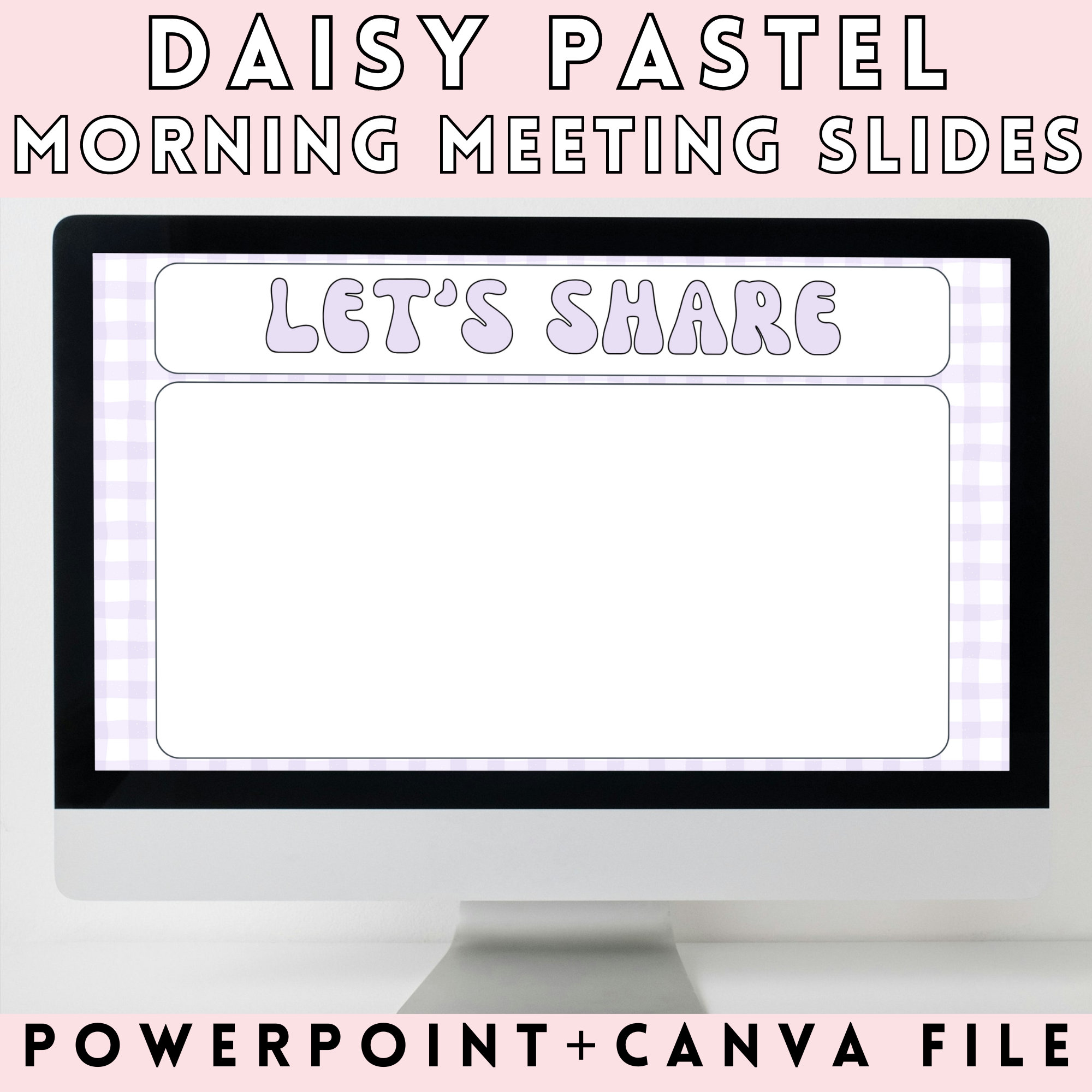 Pastel Classroom Slides Templates Morning Meeting Slides Powerpoint ...