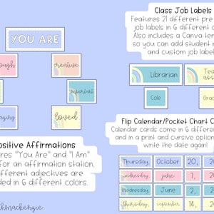 Pastel Rainbow Classroom Decor Bundle | Classroom Posters, Pastel ...