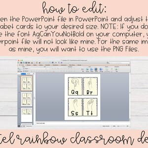 Pastel Rainbow American Sign Language Alphabet Posters - Etsy