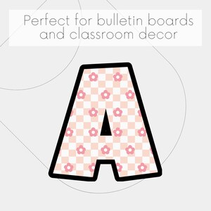 Retro Bulletin Board Letters for Retro Classroom Decor, Groovy Bulletin ...