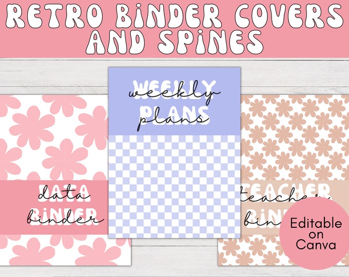 Cubiertas y lomos de carpetas editables / Cubiertas de carpetas Boho ...