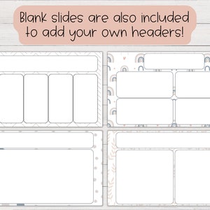 Boho Slides Templates | Boho Rainbow Classroom Decor, Powerpoint Slides ...