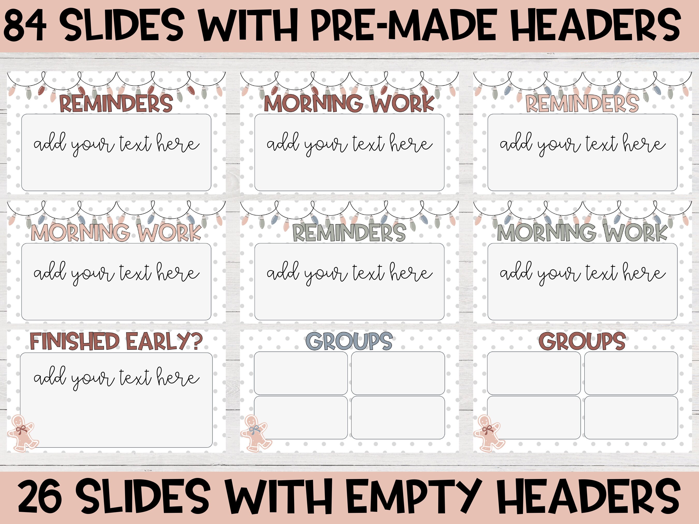 Christmas Slides Templates | Boho Rainbow Christmas Slides, Google ...