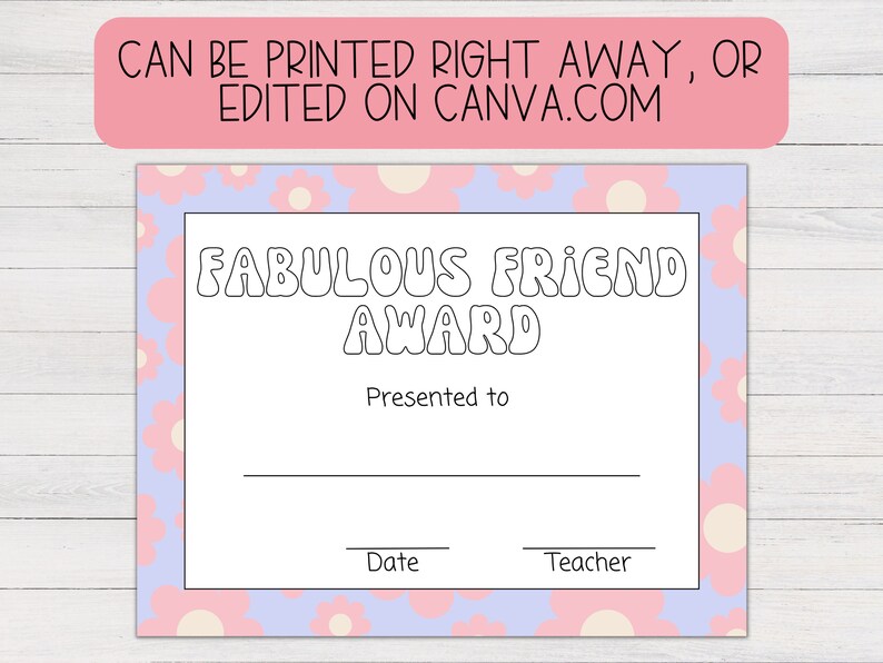 Retro End of the Year Awards Classroom Awards Retro - Etsy