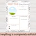 Floral Meet the Teacher Template Back to School, Teacher Template, Open ...
