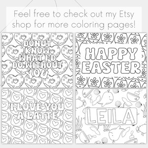 Printable Spring Coloring Pages for Kids or Adults | Groovy Spring ...