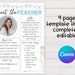 Editable Meet the Teacher Template Pastel Rainbow Back to School ...